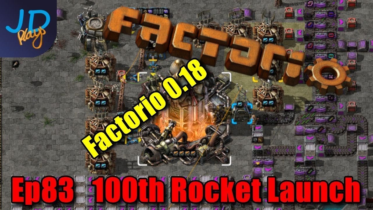 Ep83 100th Rocket Launch | Factorio Biter Hell | Gameplay, Lets Play ...