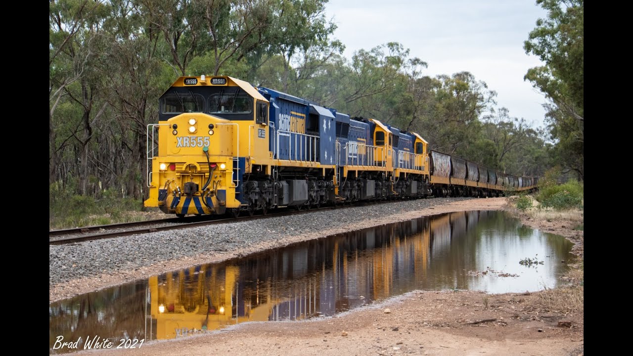 Triple Pacific National XR Classes on 9160 Boort to North Geelong ...