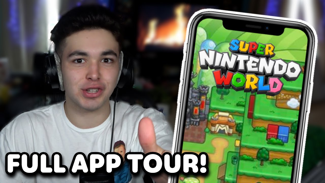 Super Nintendo World App FULL TOUR... - YouTube