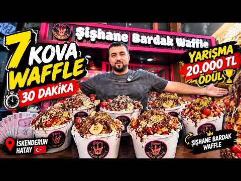 🔥 30 DAKİKADA 7 KG WAFFLE! 😱 | 20.000 TL ÖDÜLLÜ YARIŞMAYA KATILDIM! Zor Baba 🤣