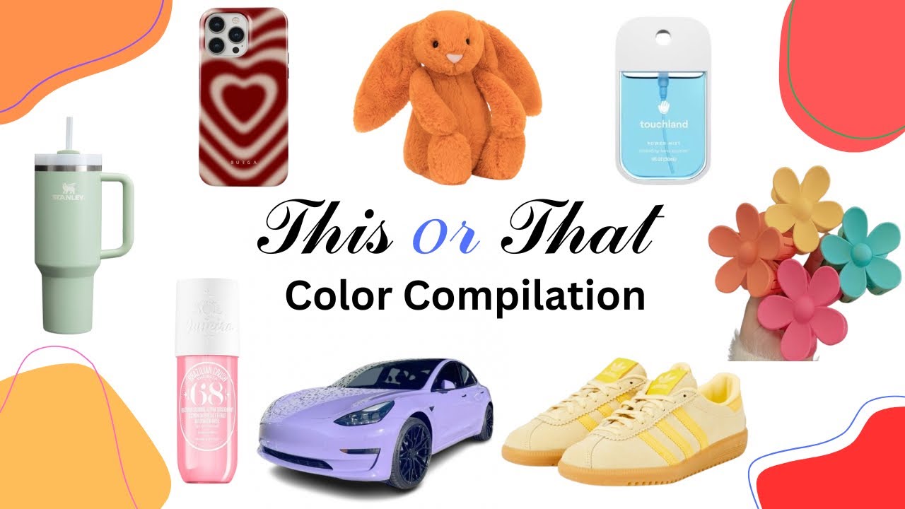 This or That (Color Compilation) 🌈🖌️📸 - YouTube