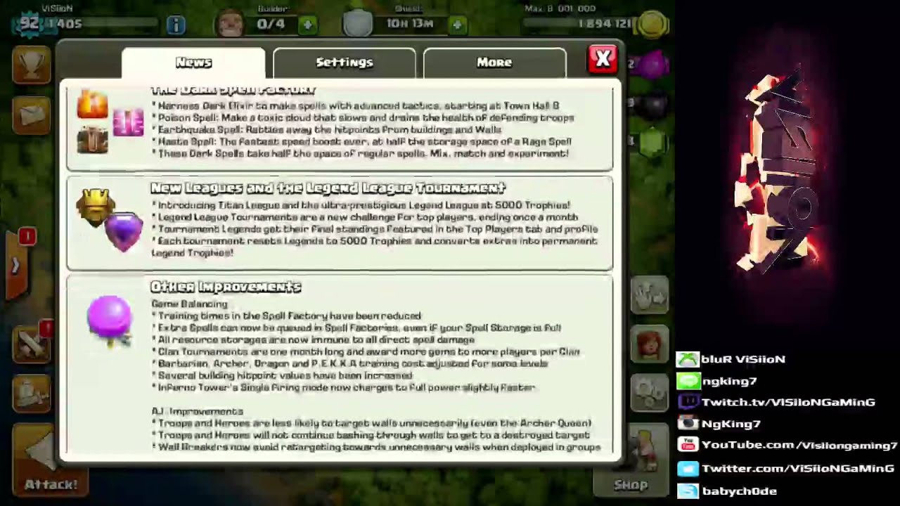 Clash of Clans | New Update July 1st DARK SPELL FACTORY [HD] - YouTube