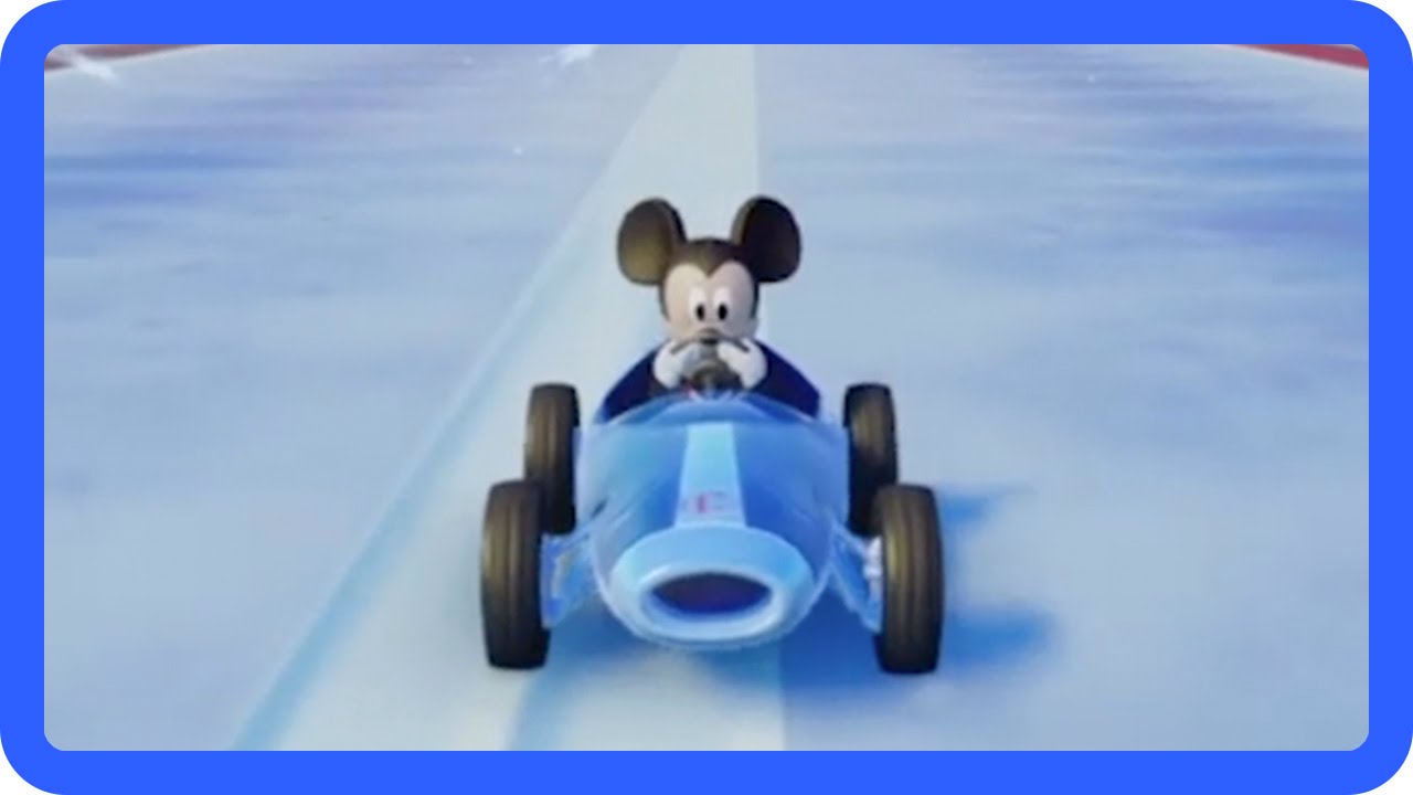 Mickey Mouse Finger Family Racing cars in Disney Frozen Arendelle ...
