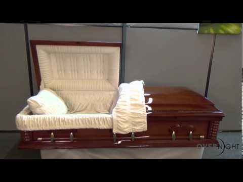 Prestige Solid Cherry Wood High Gloss Finish With Cream Velvet Interior ...