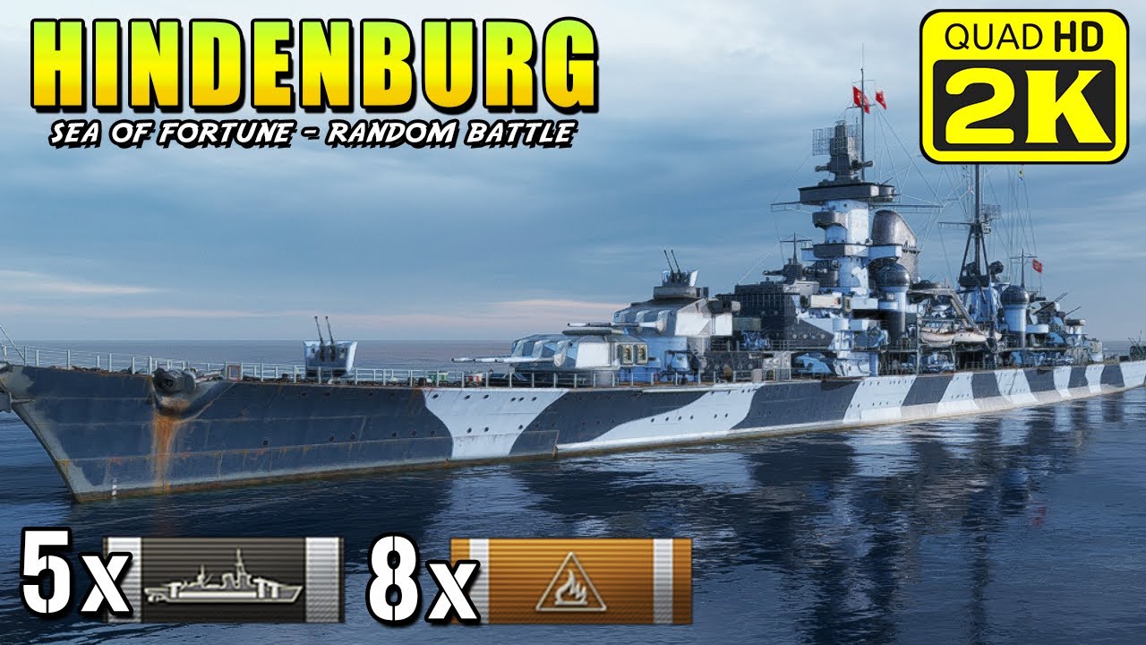 Cruiser Hindenburg - Good combination of AP and HE - YouTube