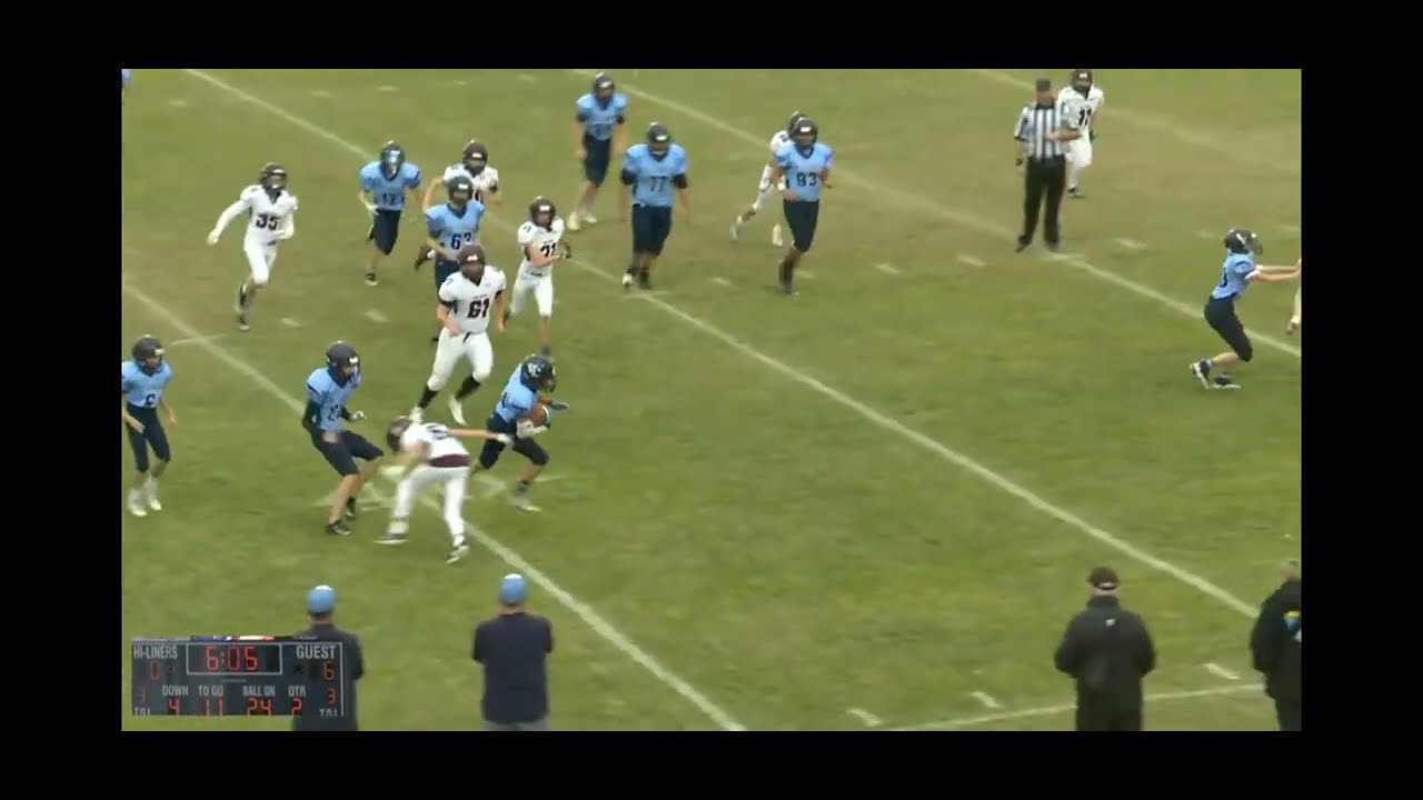 Chase Coghlan 50 yard punt return for TD 10-17-2023 - YouTube