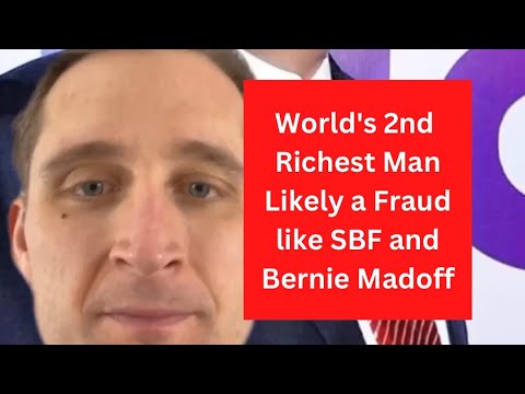 World’s 2nd richest man likely a fraud like SBF & Bernie Madoff #sbf # ...