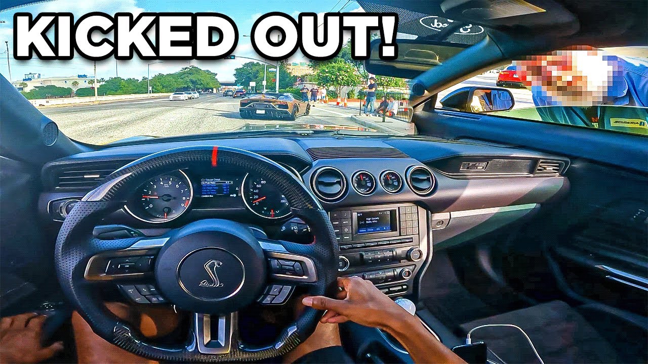 I Got KICKED OUT of Cars and Coffee in My 850HP Shelby GT350... - YouTube