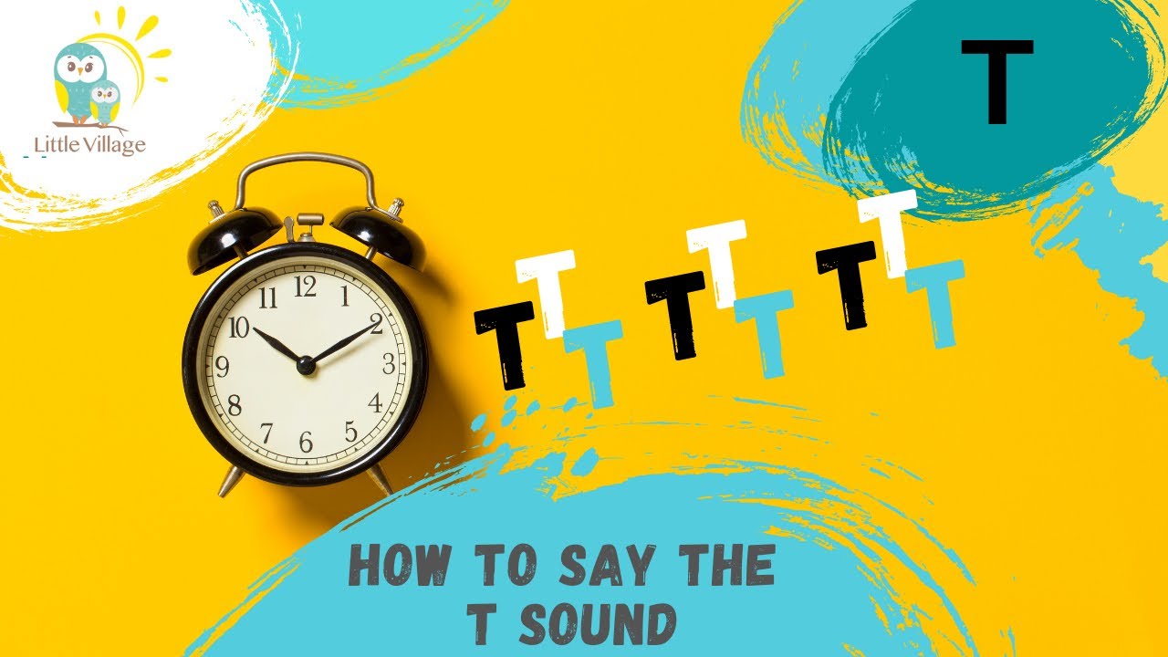 How to say the T sound - Speech Therapy - YouTube
