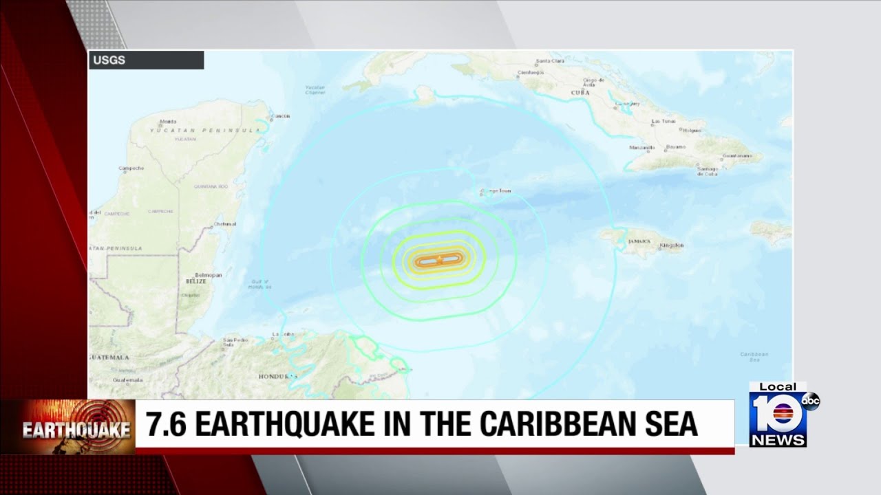 Tsunami advisory lifted after powerful earthquake hits Caribbean Sea ...