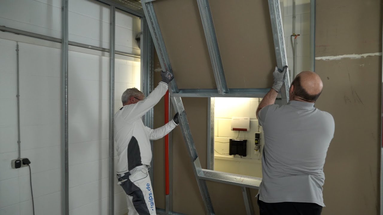 Rigips RigiRaum - Vormontierte Unterkonstruktion mit Öffnung ISOVER ...