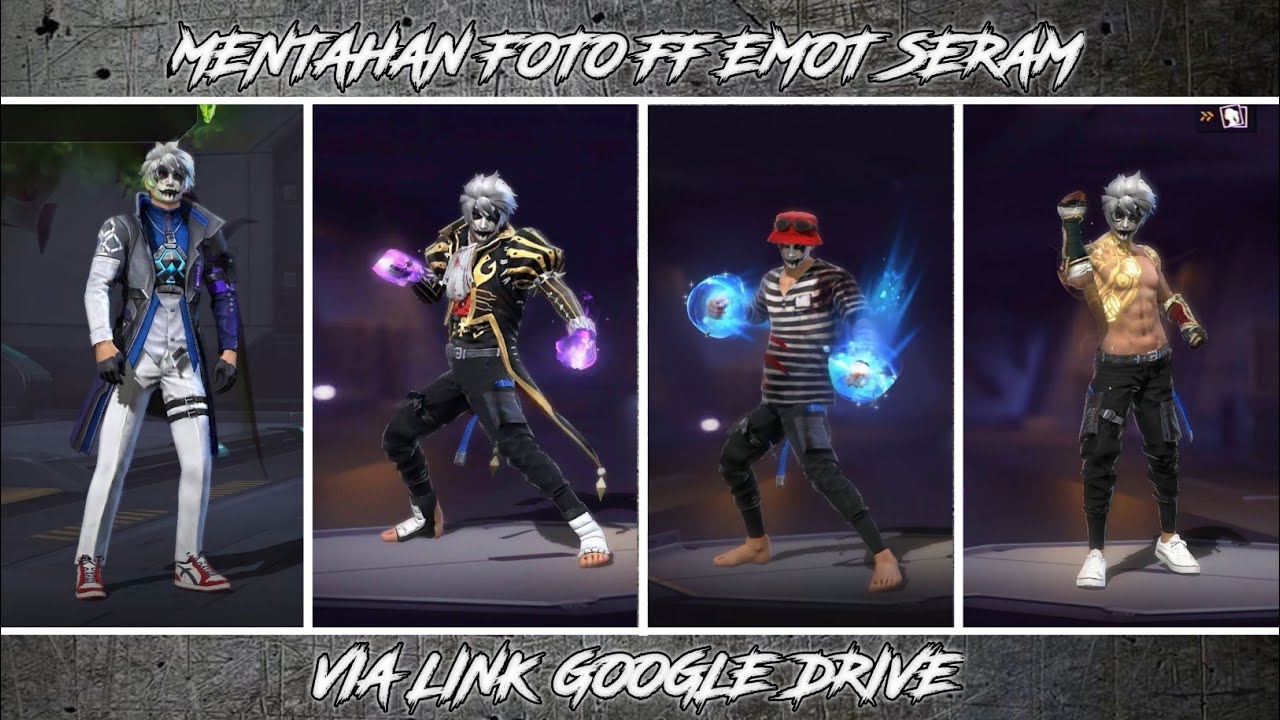 15 MENTAHAN FOTO EMOT FF SEREM KECE || VIA GOOGLE DRIVE - YouTube