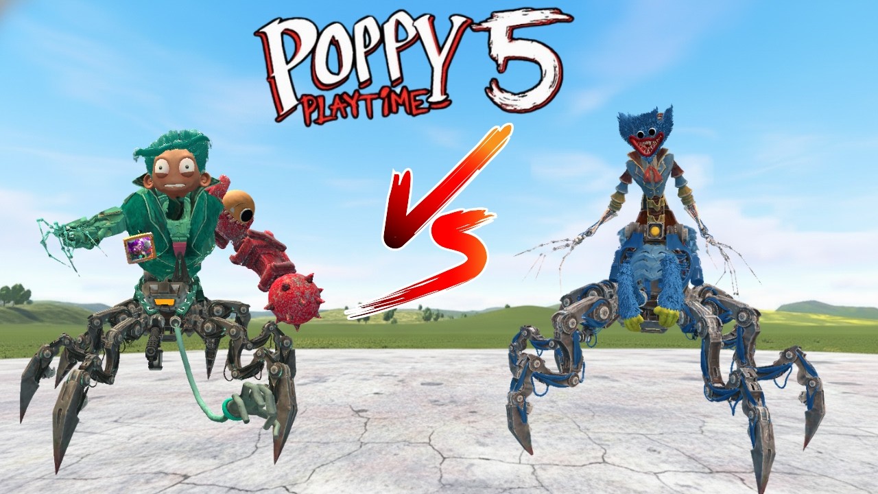 HUGGY PROTOTYPE VS RORY NEW PROTOTYPE Phase 3 POPPY PLAYTIME CHAPTER 5 ...