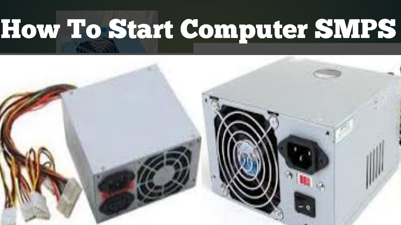 How To Start Computer Power Supply | GA Tech | - YouTube