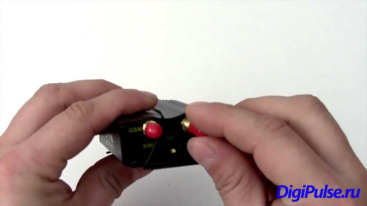 Автомобильный GPS трекер TK103-2 - YouTube