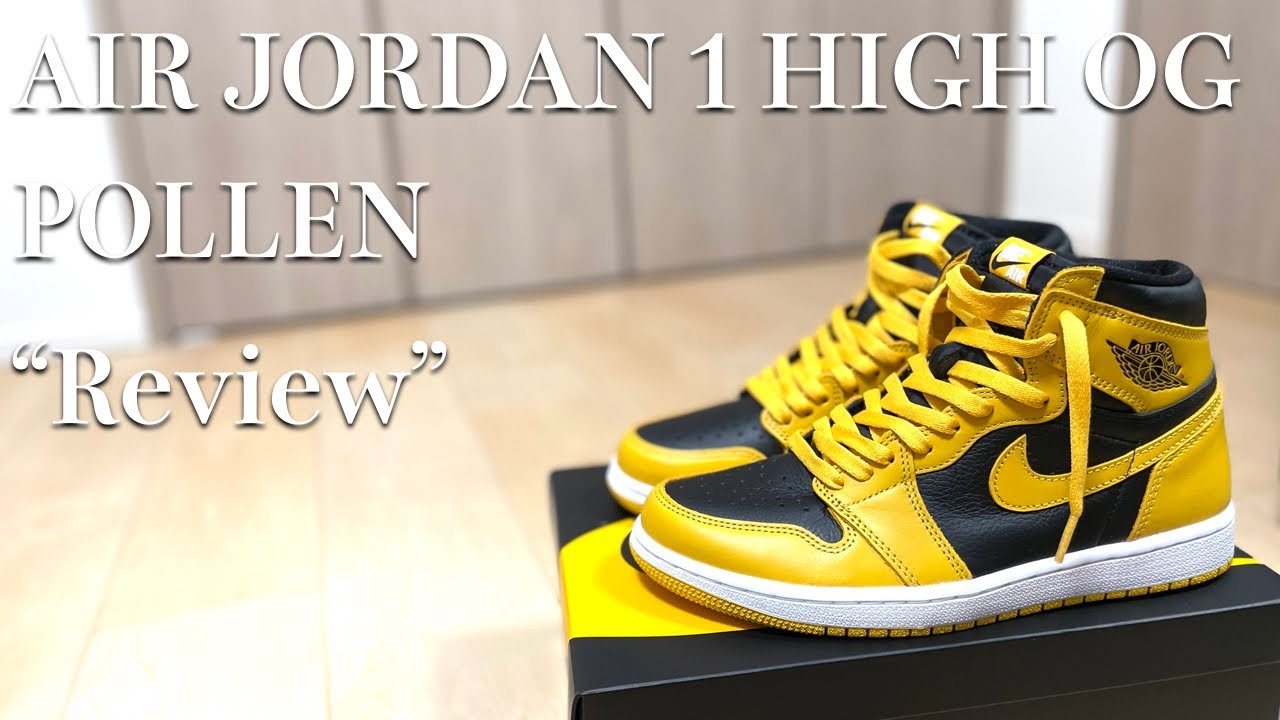 AIR JORDAN 1 HIGH OG POLLEN "Review" - YouTube
