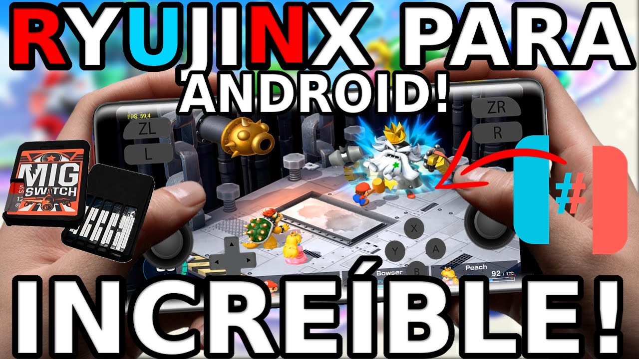 RYUJINX PARA A ANDROID!,FLASHCARD para NINTENDO SWITCH! EXPLICADO Y MÁS ...