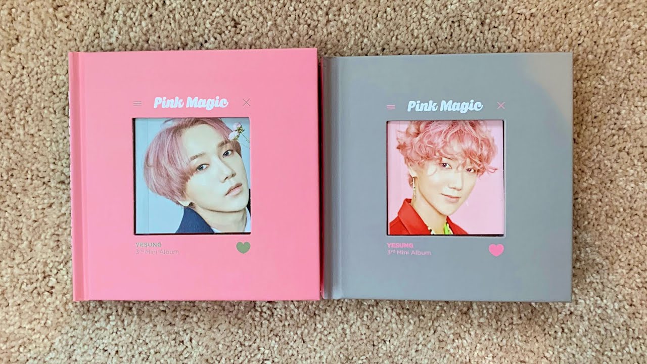 💖Unboxing Yesung 예성 3rd Mini Album Pink Magic (Pink + Magic Ver) - YouTube