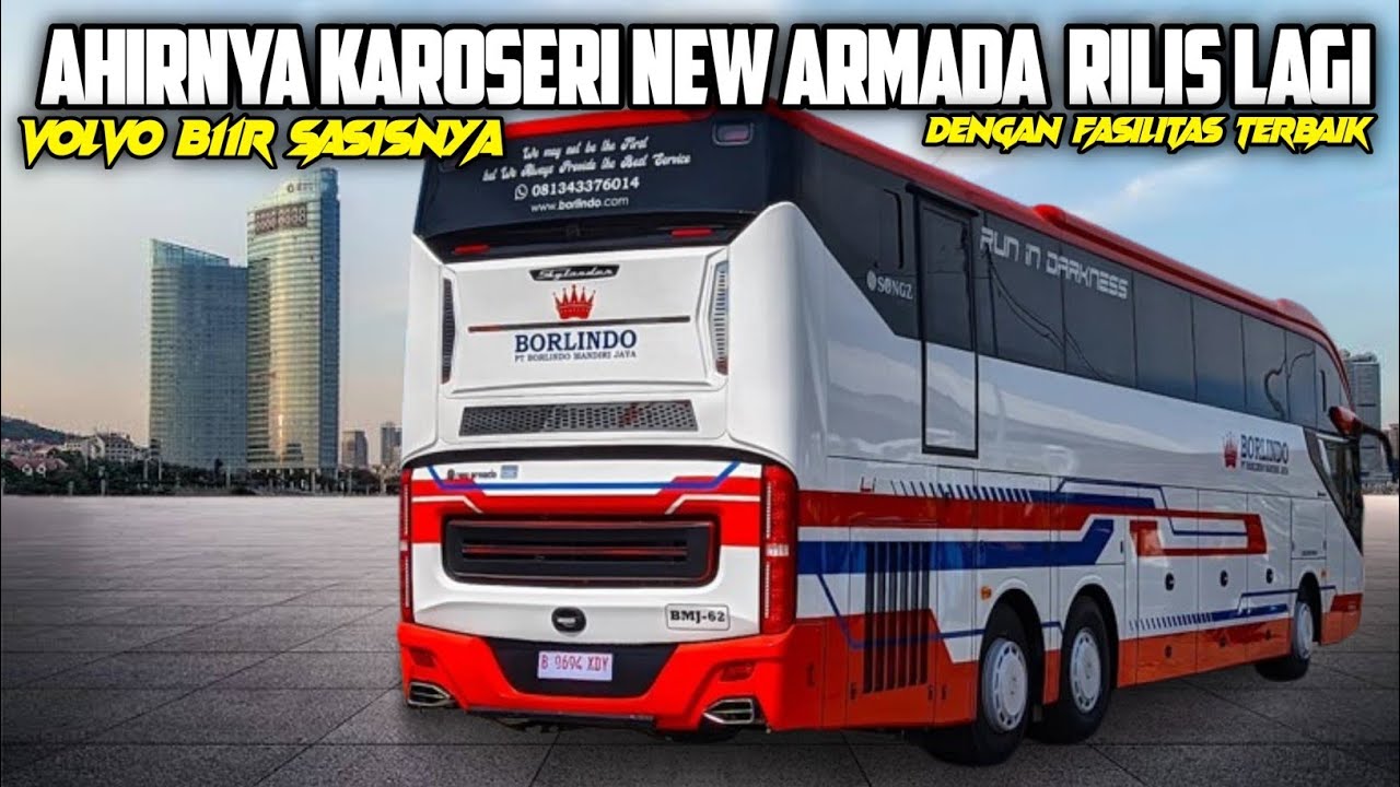 bus terbaru karoseri new armada RILISAN TERMEWAH BULAN INI 😱😱 - YouTube