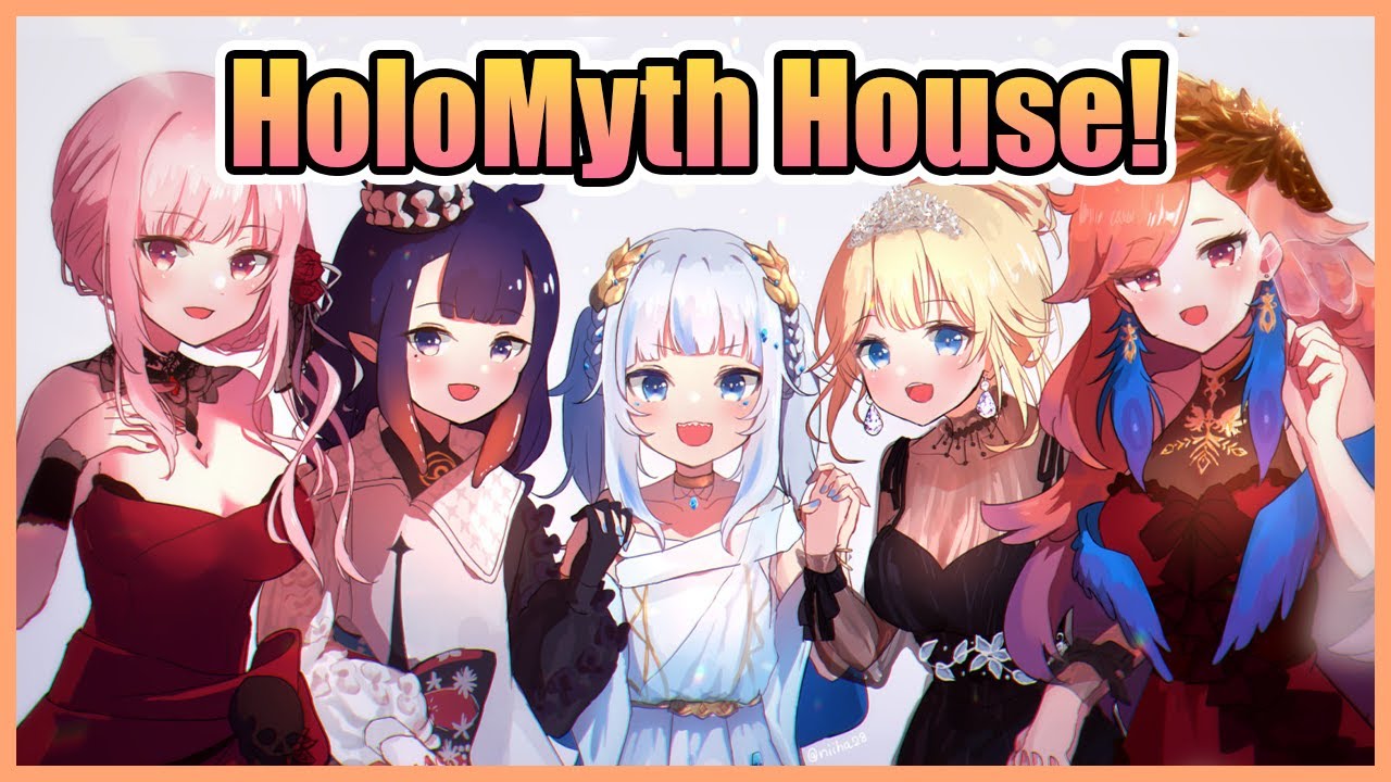 With All the Myth Member in JP the Holomyth House Is Born!【Hololive ...