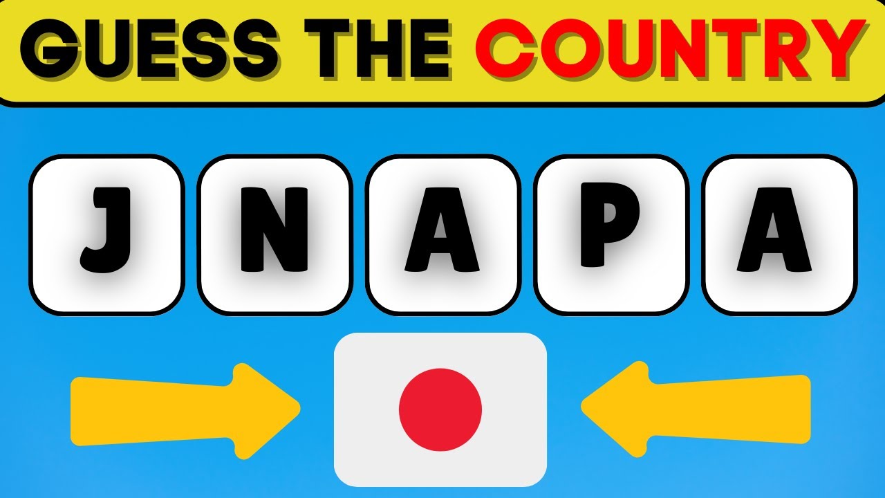Can You Crack the Code of Scrambled Country Names? - YouTube