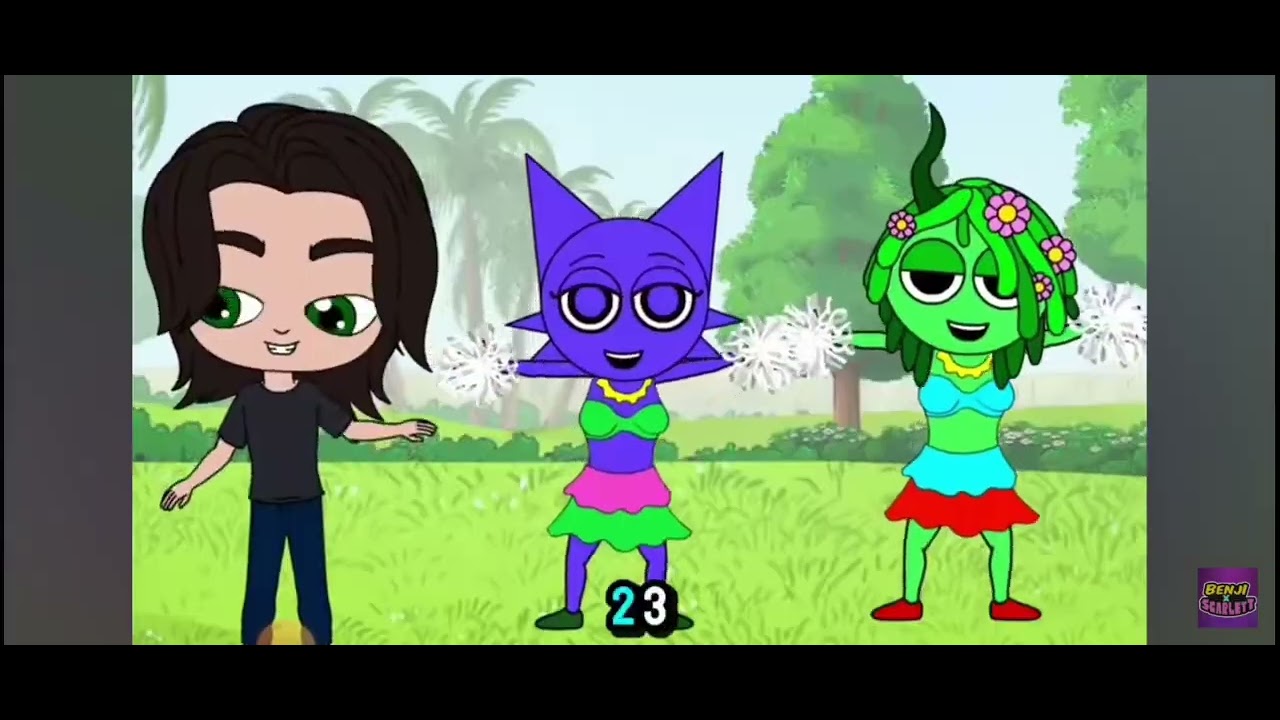 "Sprunki youtube song" but every time it says Sprunki youtube it gets ...