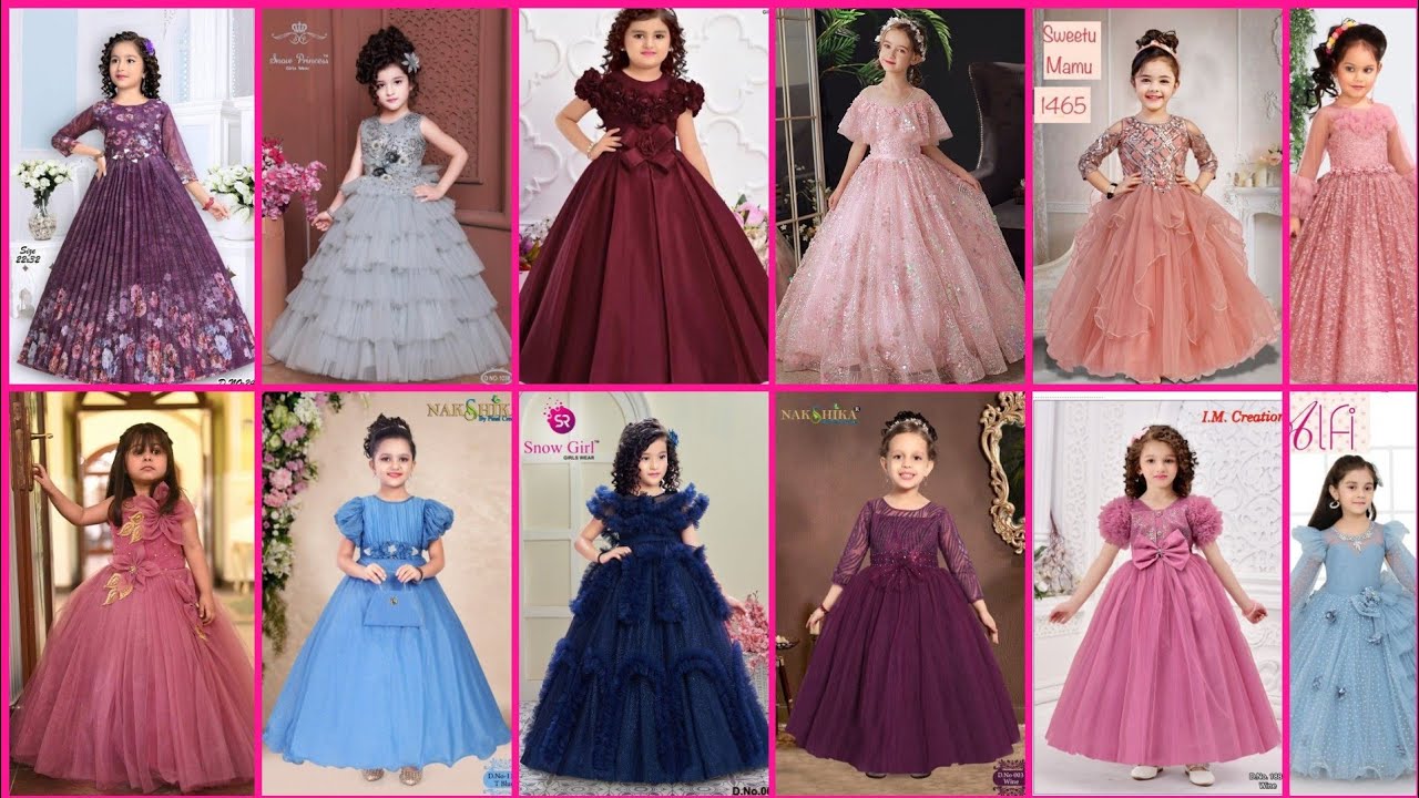 little girl reshmi Barbie frock design | baby girls frock design ...