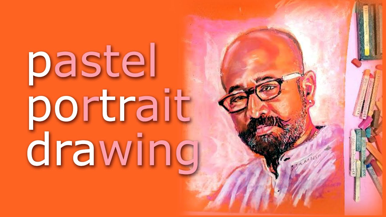 SUNI - PASTEL PORTRAIT DRAWING - YouTube