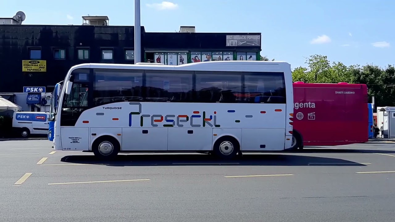 Presečki Bus Isuzu Turquoise - YouTube