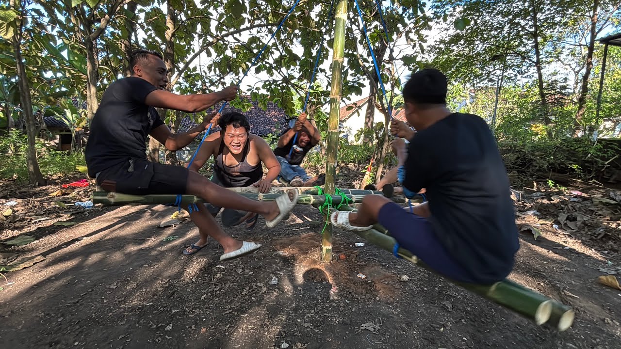 AKHIRNYA KITA BISA MENCIPTAKAN PEMAINAN SENDIRI DI DEPAN RUMAH LEK ...