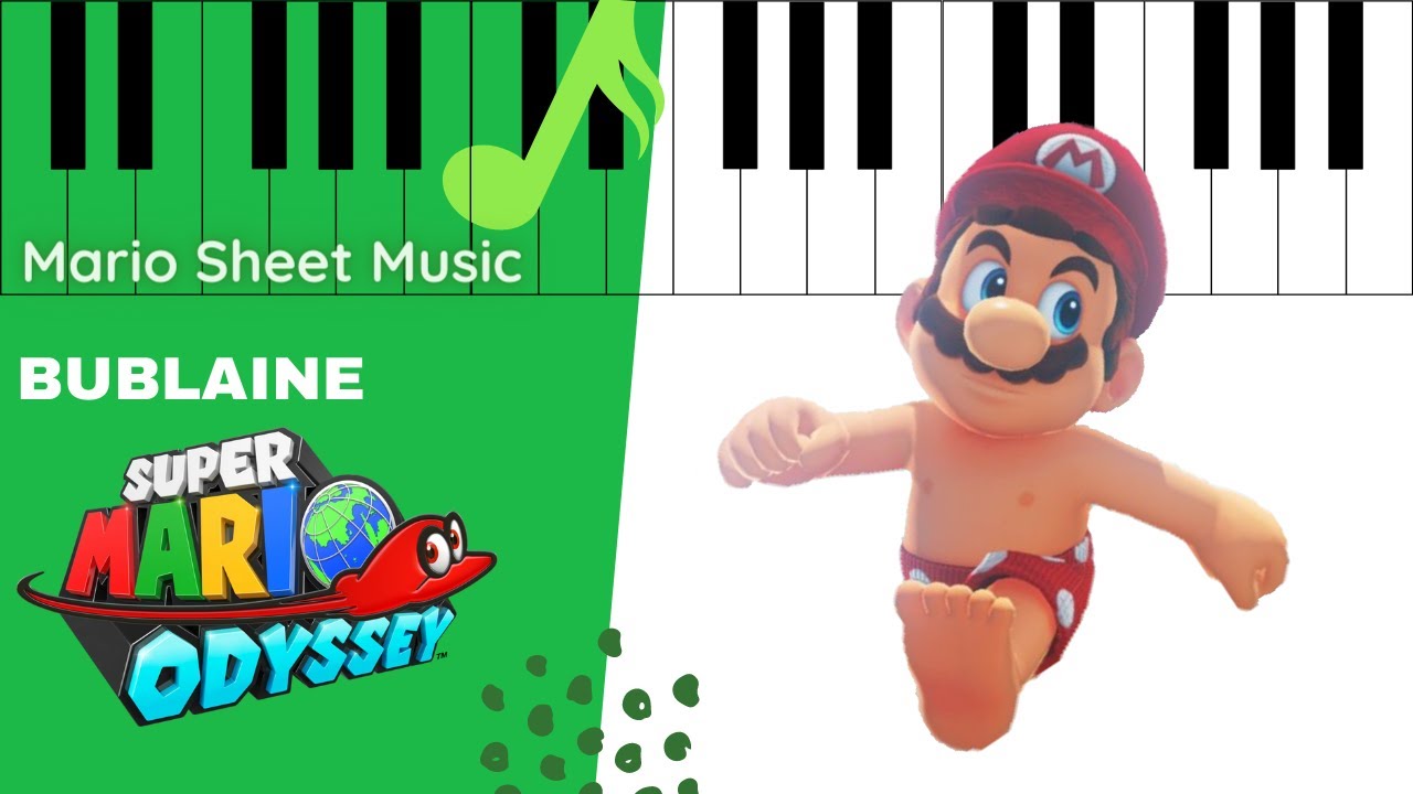 Bubblaine (Seaside Kingdom) - Super Mario Odyssey [Piano tutorial ...