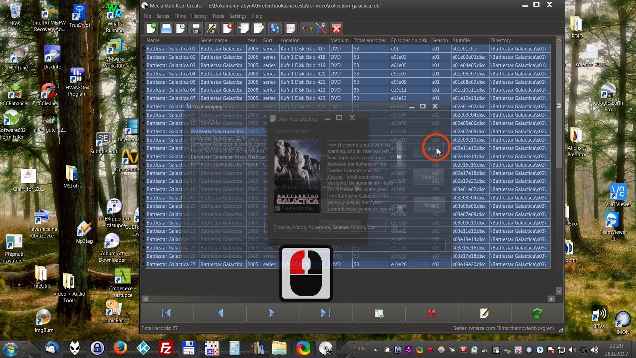Media Stub Kodi Creator - How to create nfo files for tv series - YouTube