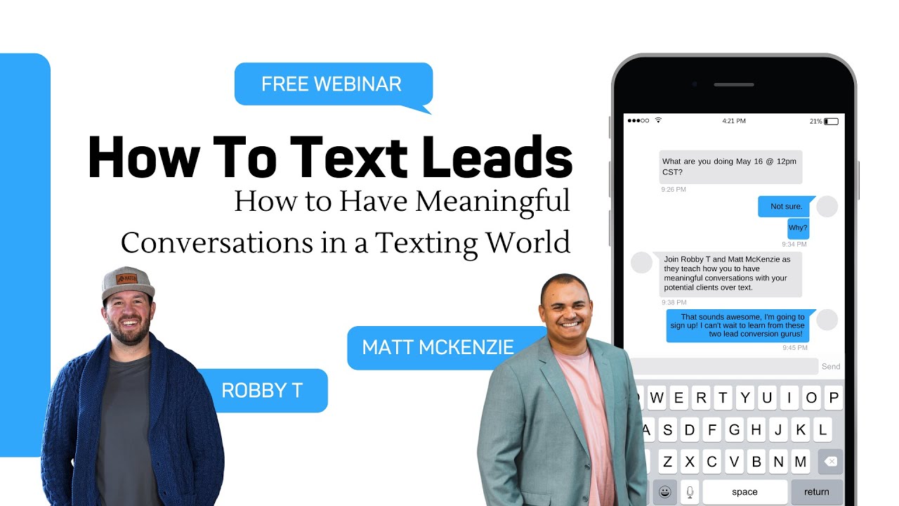 How To Text Leads: How To Have Meaningful Conversations in a texting ...