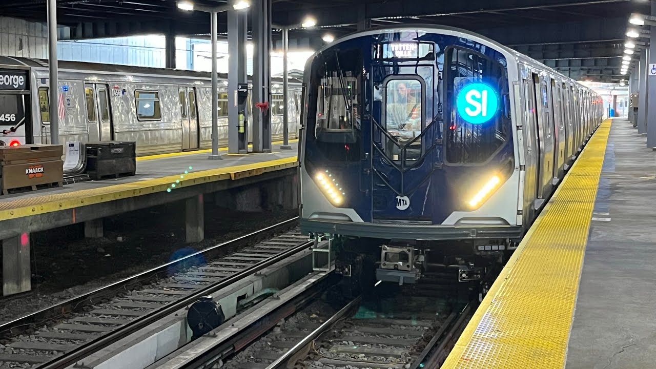 MTA Staten Island Railway: R211S Tottenville Bound Lcl Train Leaving St ...
