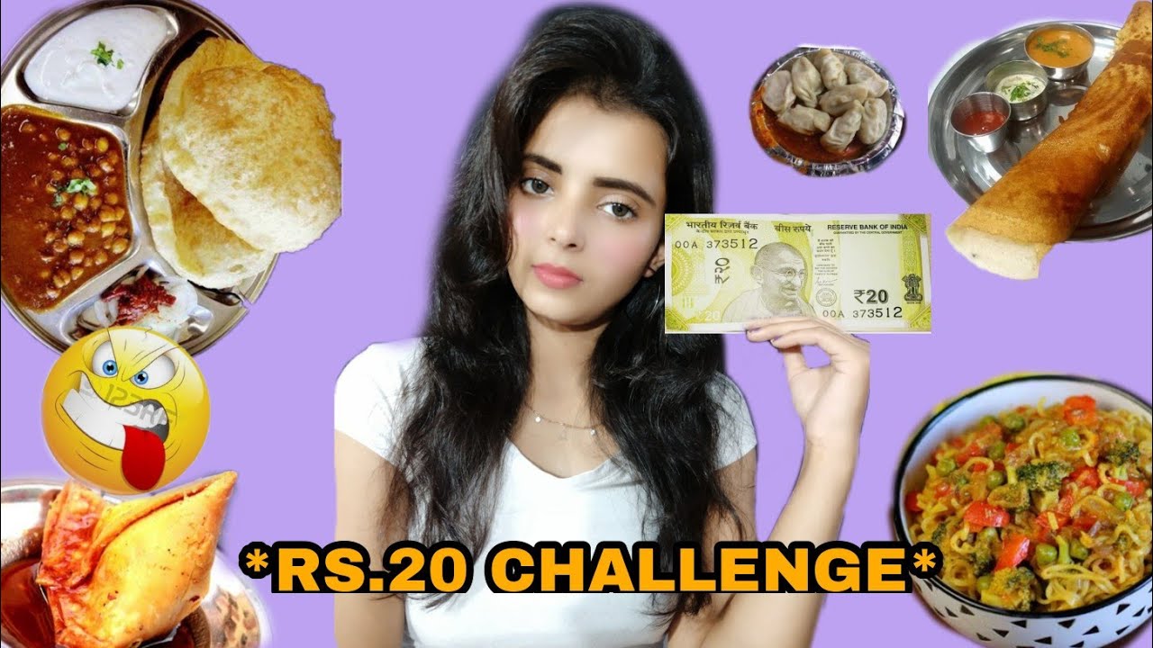 Living on 20 Rs. for 24 Hours|Is it Possible?|Trending Food challenge ...