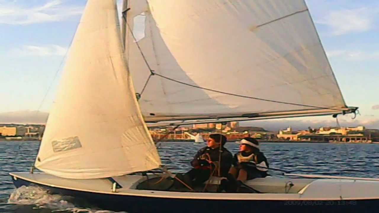 Snipe sailing session Melilla 2013 - YouTube
