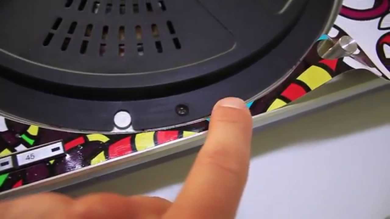 Technics Turntable skin instalation - YouTube