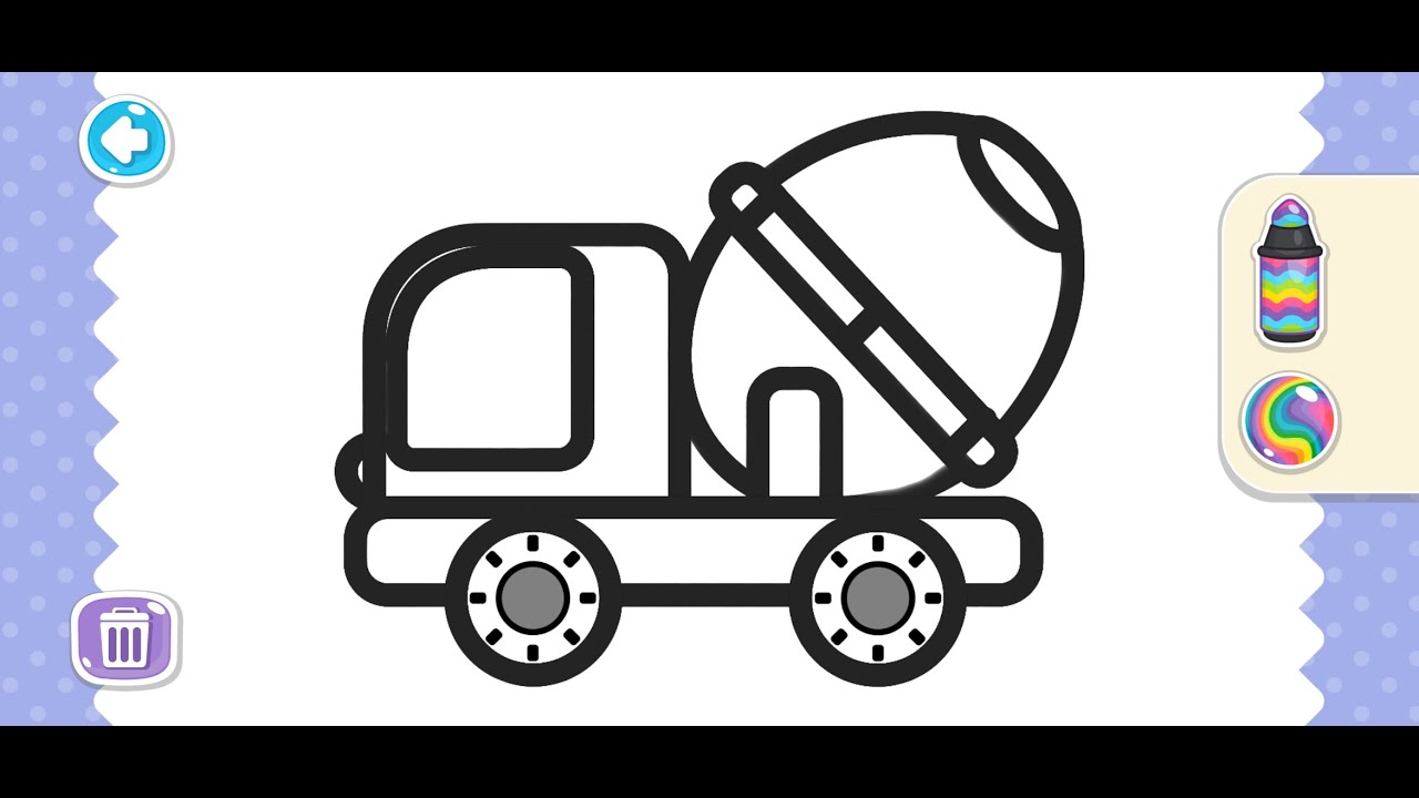 Bimi Boo || Episode 14 || Let's goo drawing Truck Mixer - YouTube