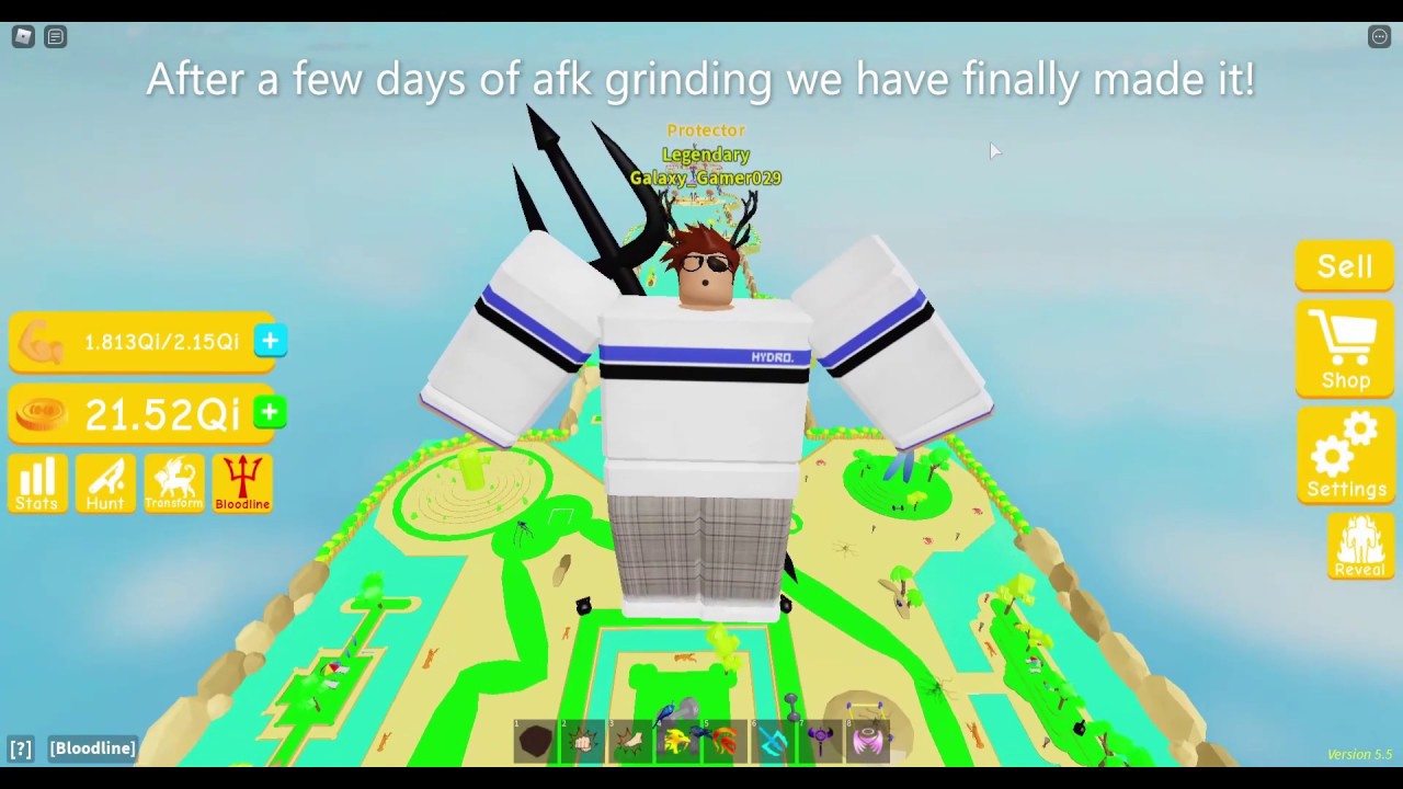 Stage 9! (roblox lifting simulator) - YouTube