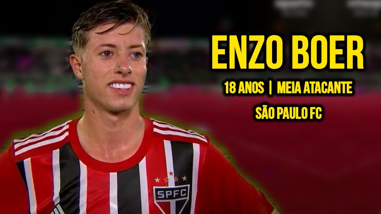 ENZO BOER | SPFC | A MAIOR PROMESSA DO SÃO PAULO - YouTube