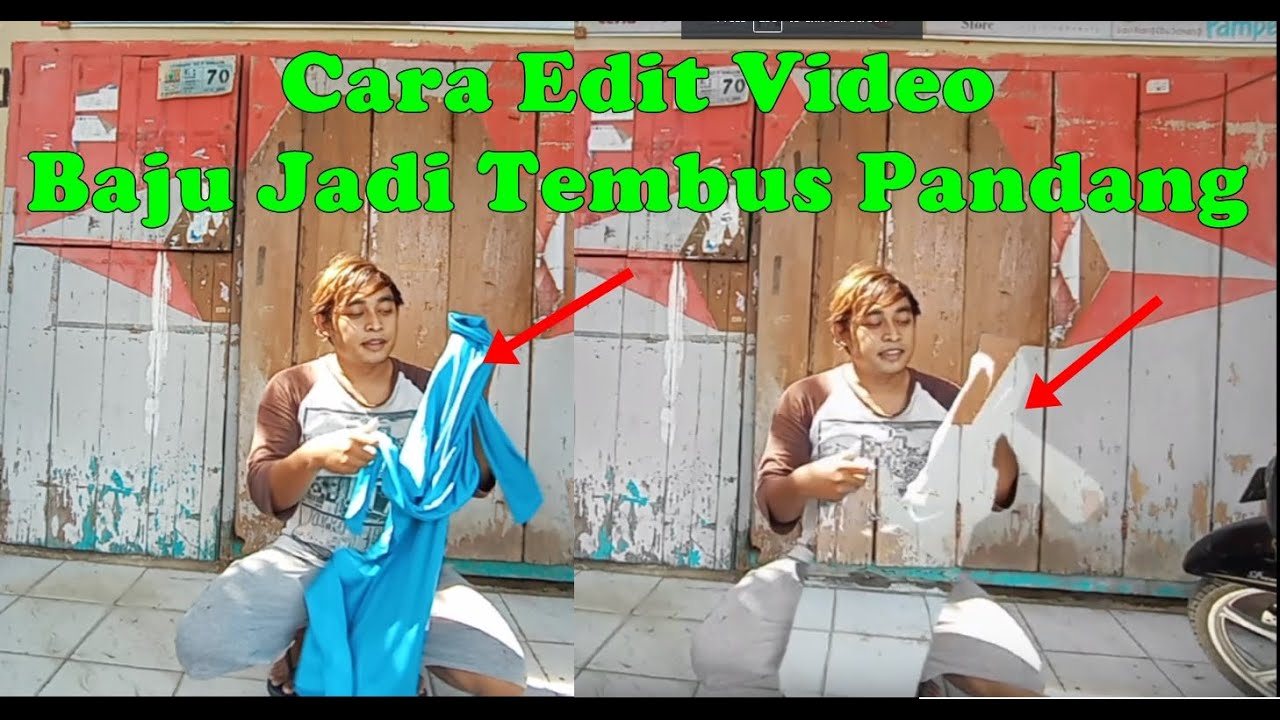 CARA Editing Pakaian Tembus Pandang - YouTube