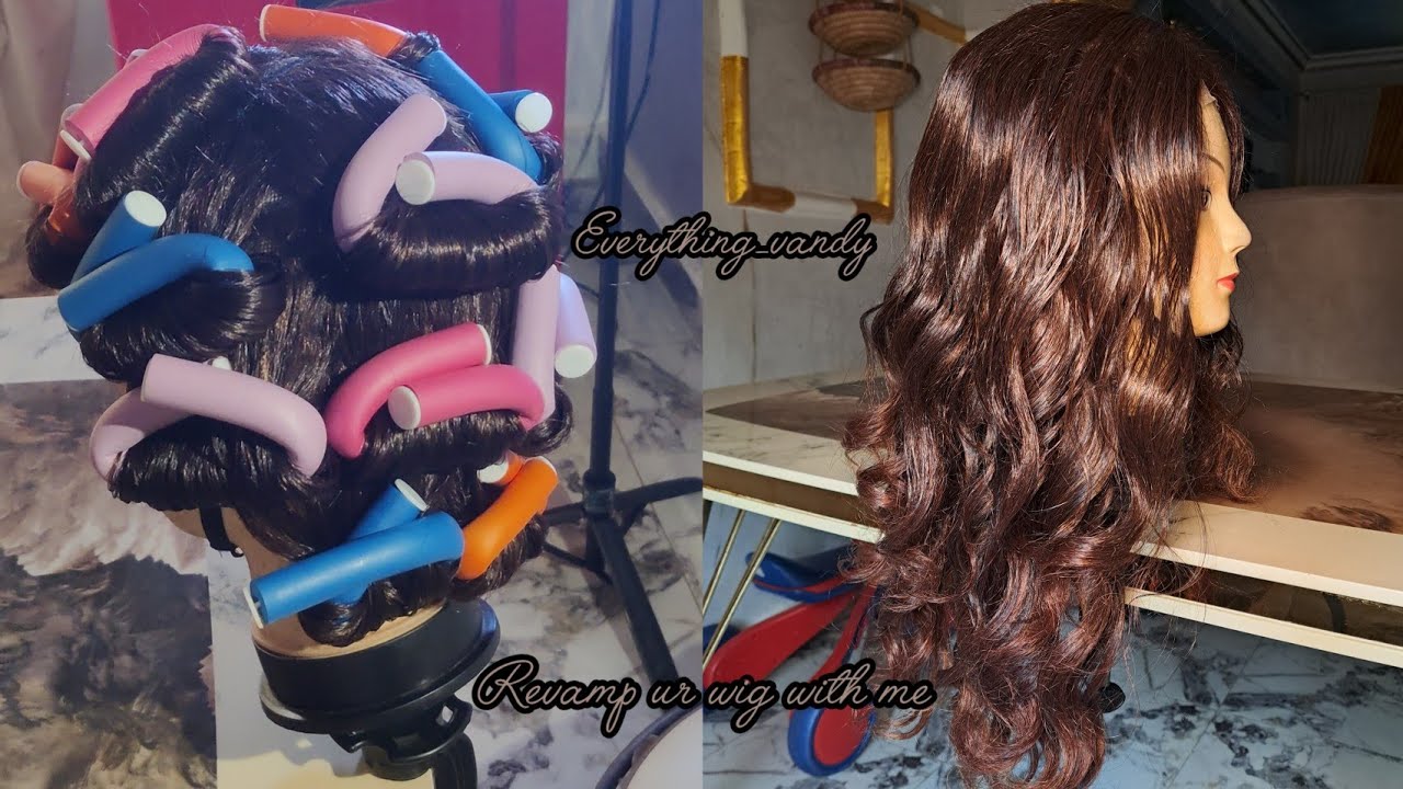 How to revamp ur wig by ur self. for Beginners - YouTube