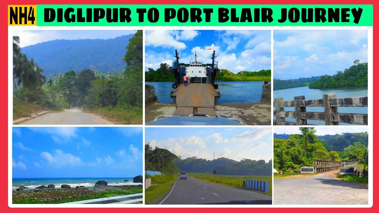 Diglipur To Port Blair Journey - ATR road - NH4 - 320kms - Andaman and ...