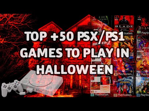 TOP +50 PS1/PSX GAMES TO PLAY IN HALLOWEEN #halloween #horrorgaming # ...