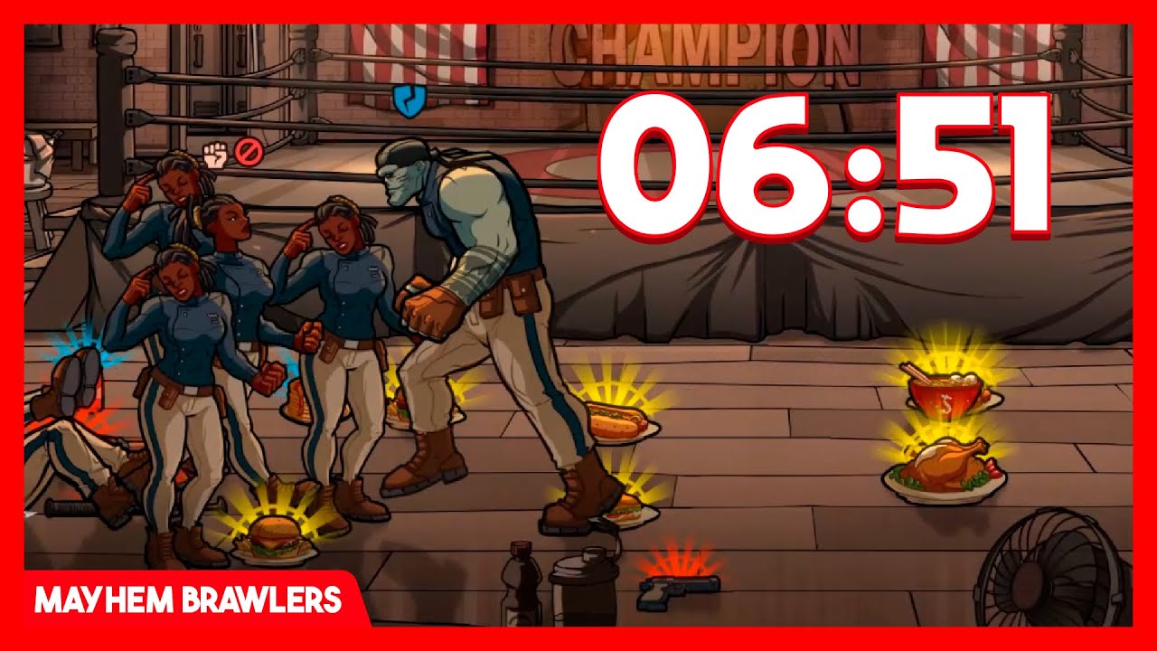 Mayhem Brawler: Boss Mayhem Cadet Dolphin (06:51) World Record - YouTube