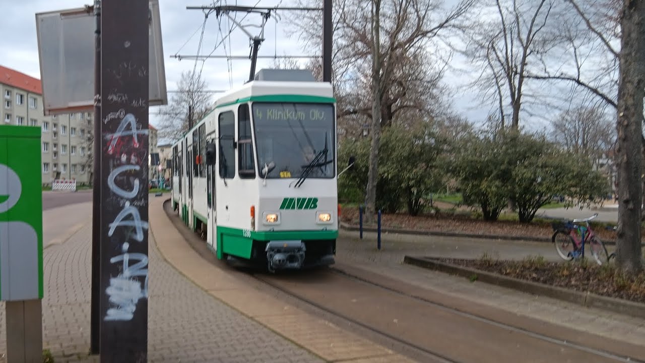 Alle Tram Linien in Magdeburg spotten - YouTube