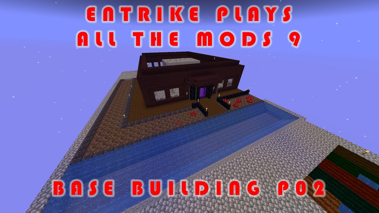 Base Building Part 2 - Minecraft S1 EP23.5 - ATM9 To The Sky - YouTube