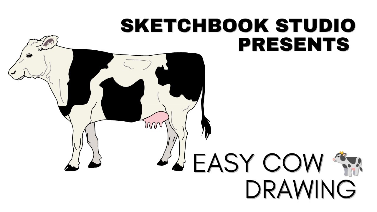 How To Draw COW || Easy And Simple Way To Draw COW || Step By Step ...