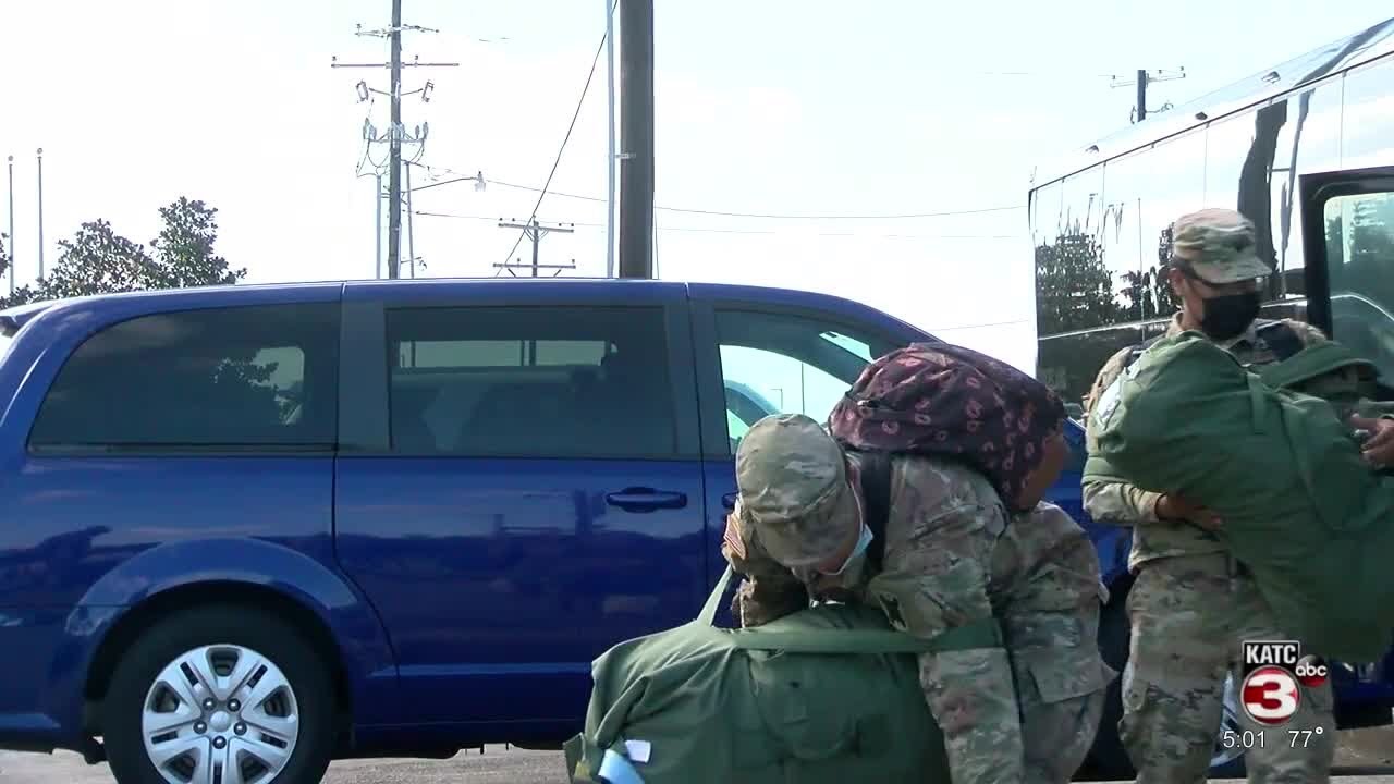 256th Infantry holds deployment ceremony - YouTube