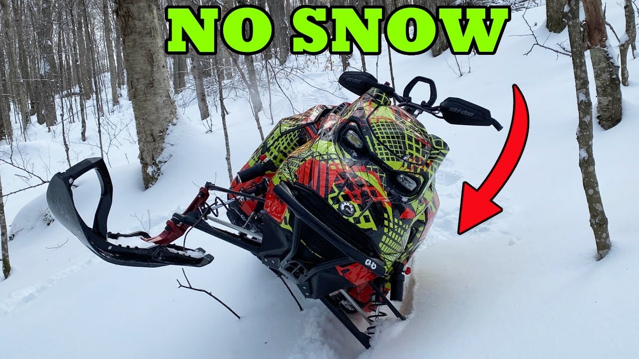 Bushwhacking On A Brand New Snowmobile - 2023 Ski-Doo Freeride 146 ...